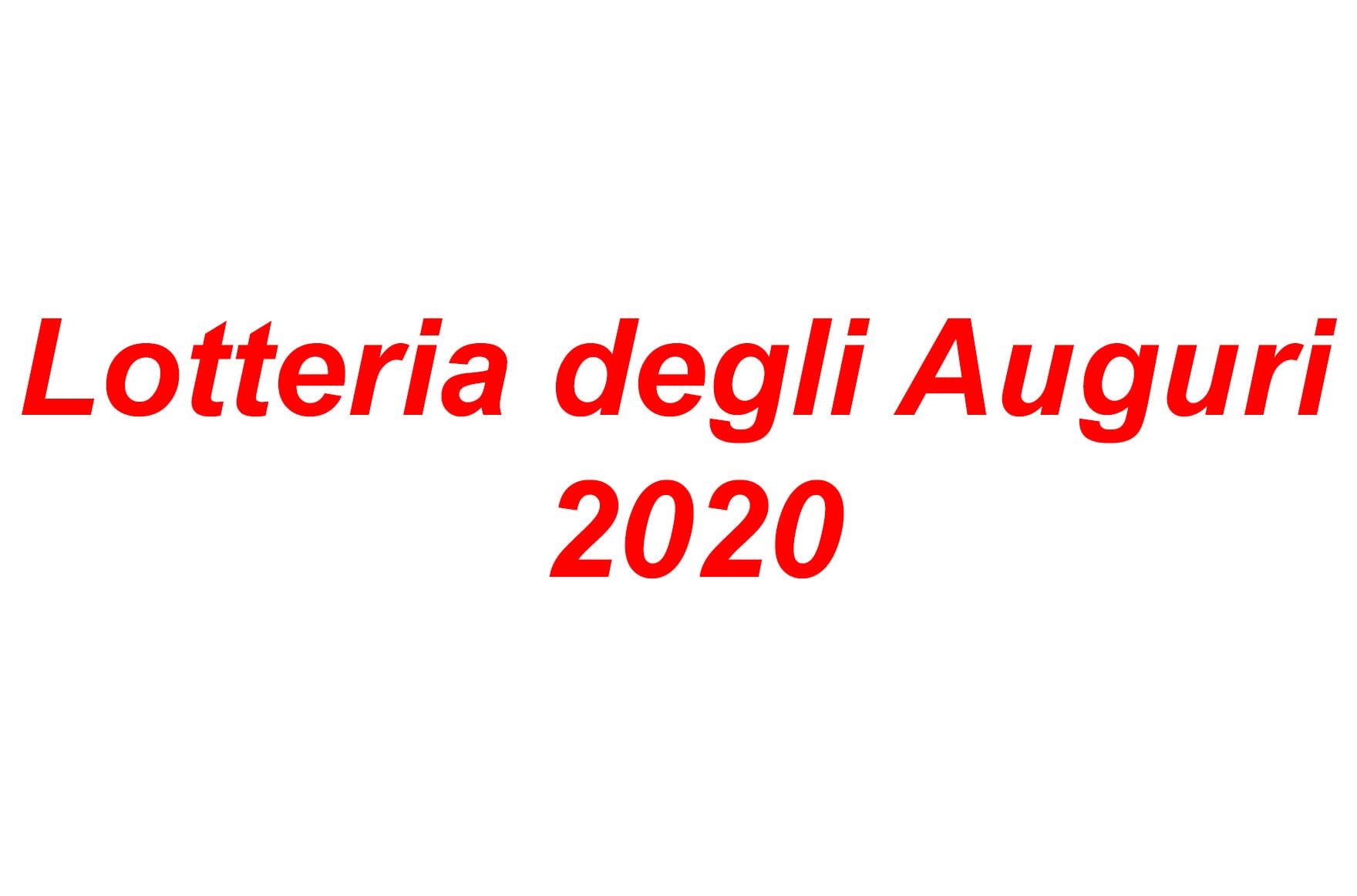 Lotteria degli Auguri 2020 - Pro Loco Ficarolo